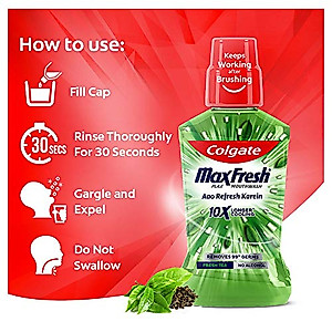 Colgate Plax Fresh Tea Mouthwash - 250 ml
