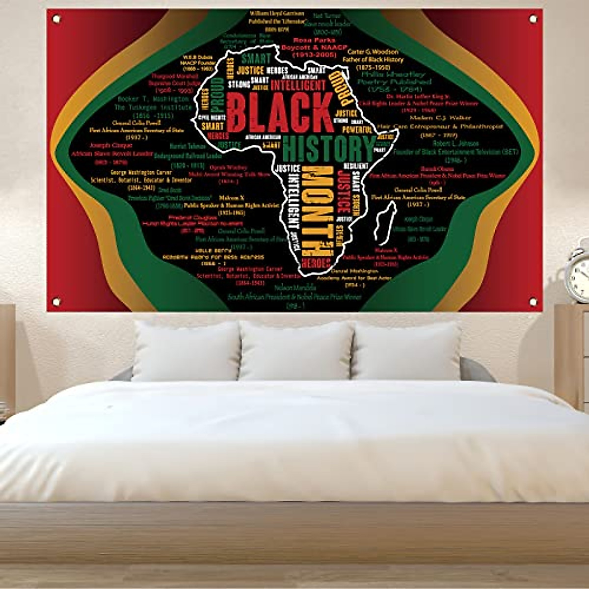 Black History Month Backdrop for Photography Black History Month Banner Pan African American Black History Month Decorations and Supplies for Party