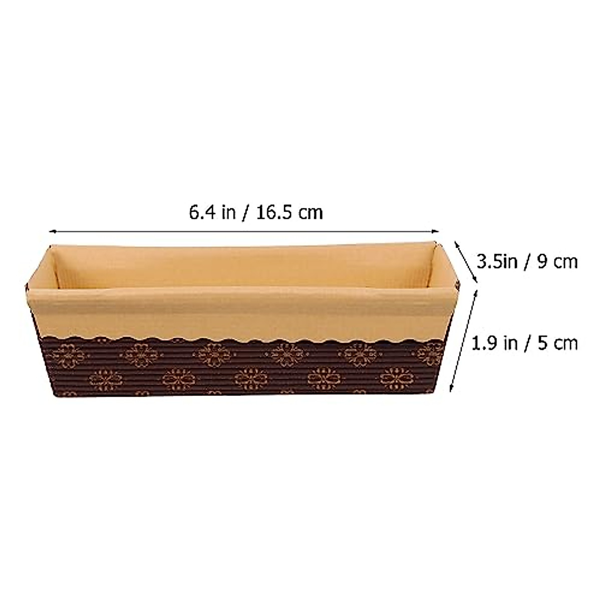 Alipis 25pcs bread tray cake stencil cake pans loaf pan bread pan baking pan Disposable Baking Mold Toast baking loft bread containers nonstick bakeware oven pan bread box Medium Paper