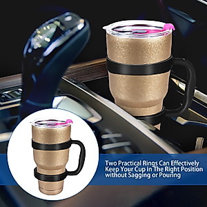 Irenare 20 Pack Tumbler Handle Nonslip Tumbler fit for 30oz Portable Cup Compatible with RTIC, SUNWILL, Tervis Travel Tumbler Coffee Mug, 5 Colors