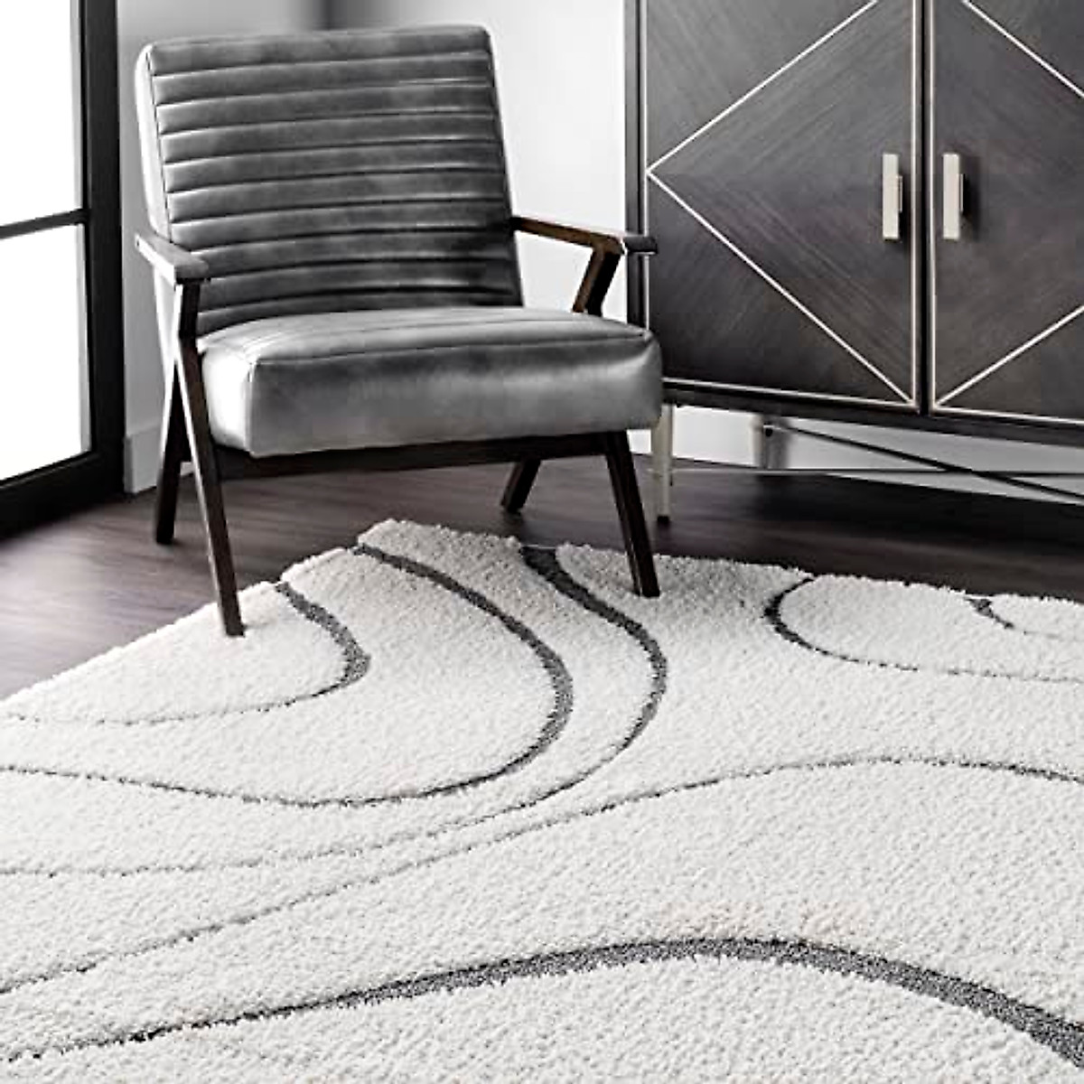 nuLOOM Carolyn Cozy Soft & Plush Shag Accent Rug, 2' x 3', Beige