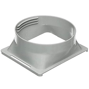 LAOTANG 5.8 inch/6 inch Portable Air Conditioner Exhaust Hose Coupler Window Adapter A/C Unit Tube Connector Mobile air Conditioning Accessories (Square to Round)