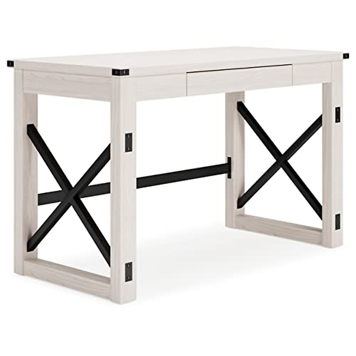 Signature Design by Ashley Bayflynn 48" Home Office Desk, Whitewash