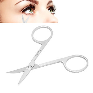 Hair Cutting Scissors Facial Nose Ear Hair Grooming Scissors Hair Removal Scissor Hair Clippers, Eyebrow Eyelash Trimming Scissors Men's Beard Mustache Care