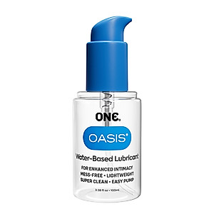 ONE® Condoms Oasis® Water Based Lubricant, 100ml | Mess-Free, Lightweight, Super Clean with an Easy Pump