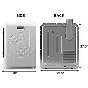 Panda Portable Compact Electric Clothes Dryer, 3.3 cu.ft, White, 110V