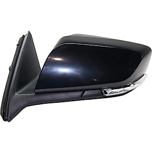 Kool Vue Driver Side Power Heated Mirror for Chevrolet Impala 2014-2020 With Signal Light & Puddle Lamp; Without Blind Spot Light, Memory & Auto-Dimming Paintable