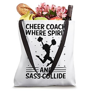 Cheerleading Coach Cheer Coach Cheerleader Cheer Training Tote Bag