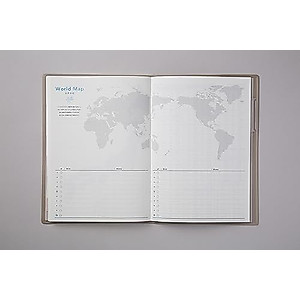 Takahashi Shoten Takahashi Notebook, 2024 B6, Monthly Torinco 2, Greige No. 515 (Begins December 2023)