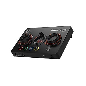 Creative Sound Blaster GC7 Game Streaming DAC Amp ft Programmable Buttons, Super X-Fi, 7.1 Virtual Surround, Battle Mode, Scout Mode, GameVoice Mix, for PC, PS4/PS5, Nintendo Switch, Xbox