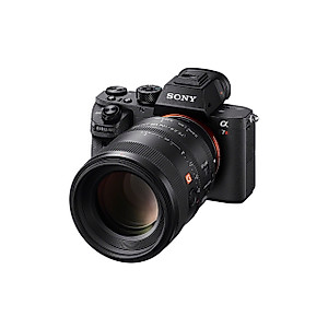 Sony SEL100F28GM 100mm f2.8 Medium-telephoto Fixed Prime Camera Lens, Black (Renewed)