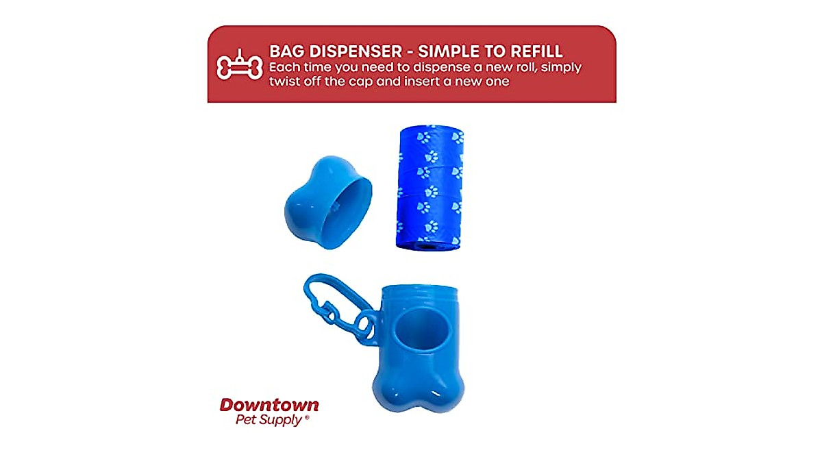 Downtown Pet Supply Rainbow Dog Poop Bags - 1000 CT