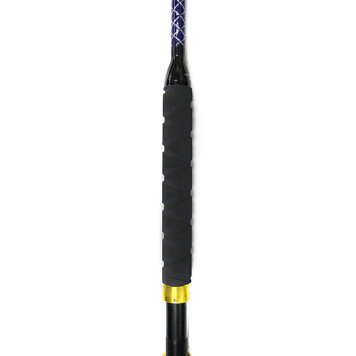 Xcaliber Marine Pair (2) Tournament Series 30-80lb Saltwater Trolling Rod w/Pac Bay Guides (Blue & Silver)