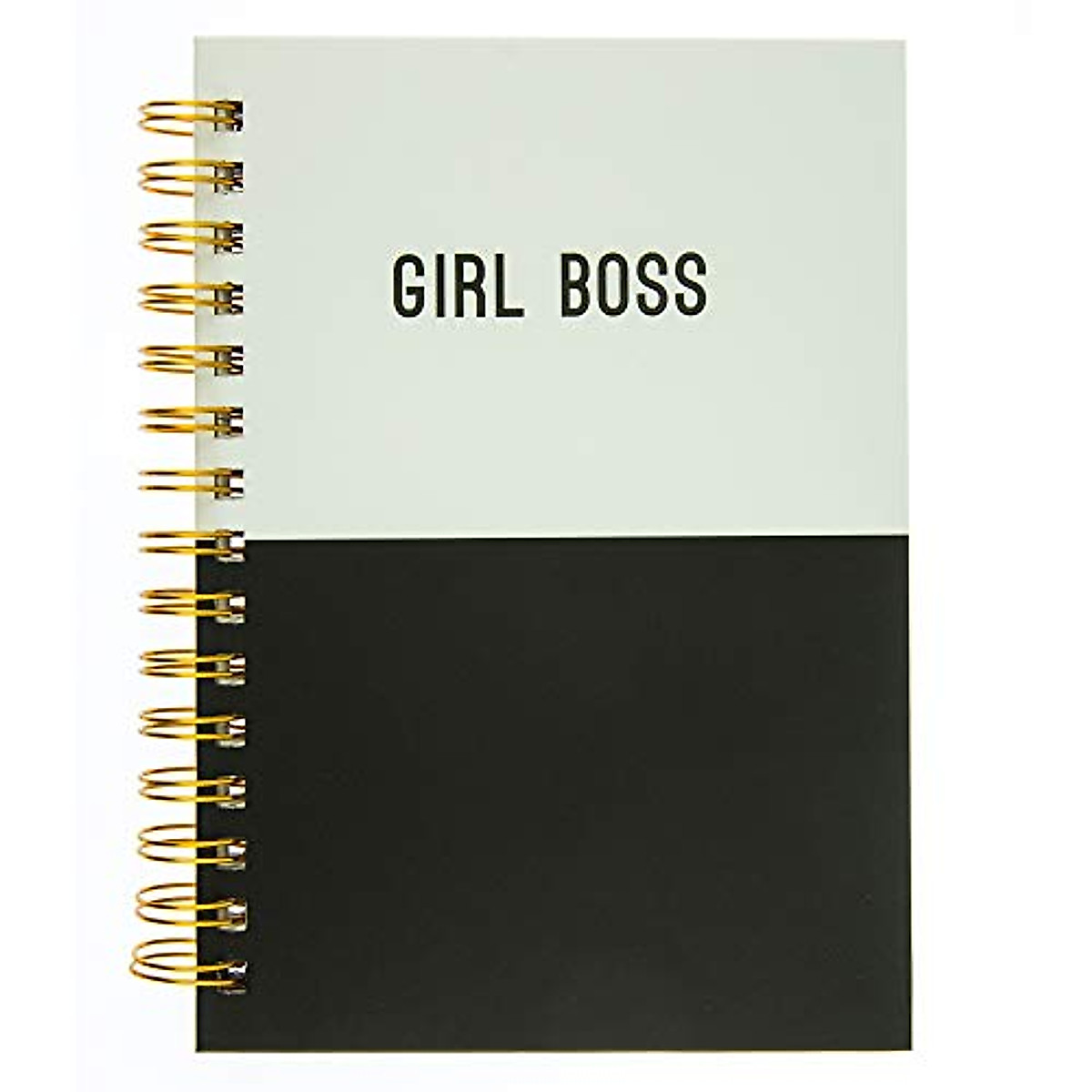 Graphique "Girl Boss" Hard Cover Journal - Fashioned With a Mix of Monochromatic Contemporary Design and a Timeless Attitude, 160 Ruled Pages, 6.25" x 8.25" x 1" – For Taking Notes, Lists and More