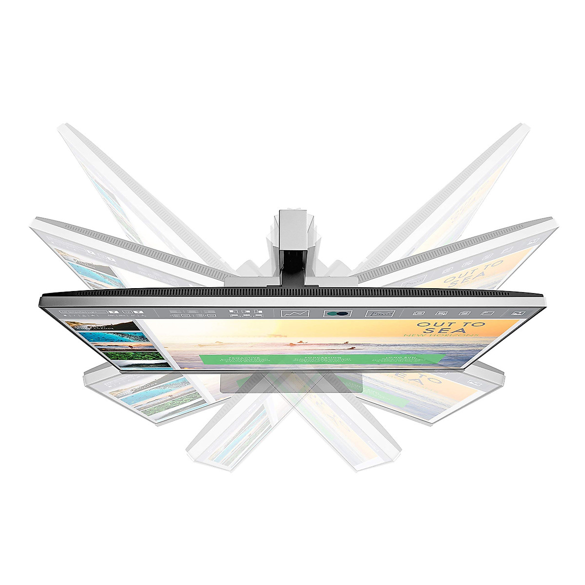 HP EliteDisplay E233 23-Inch Screen LED-Lit Monitor Silver (1FH46AA#ABA) (Renewed)