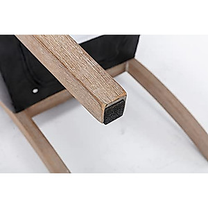 AMNOOL Linen Dining Chair Set of 2 Wooden Frame Tufted Upholstered Dining Chairs with Wooden Legs Desk Chair Side Chair High Back for Kitchen Dining Room Living Room Bedroom (Grey)