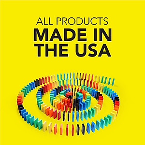 Bulk Dominoes Mini Domino Kit | Dominoes Set, STEM STEAM Small Toys, Family Games for Kids, Kids Toys and Games, Building, Toppling, Chain Reaction Sets (Starter)