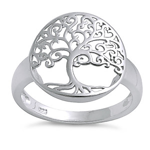 Sterling Silver Tree of Life Ring (7)
