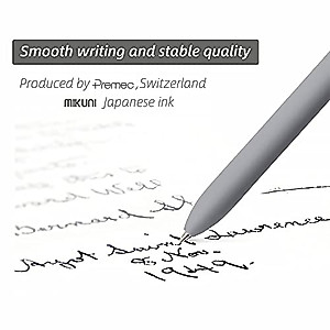 YOXMJDB Gel Pens, 5 Pcs 0.5mm Fine Point Smooth Writing Pens Japanese Cute Pens, High-End Series Black Ink Pens for Journaling Note Taking, School Office Supplies for Women Men (5 Pcs Morandi)