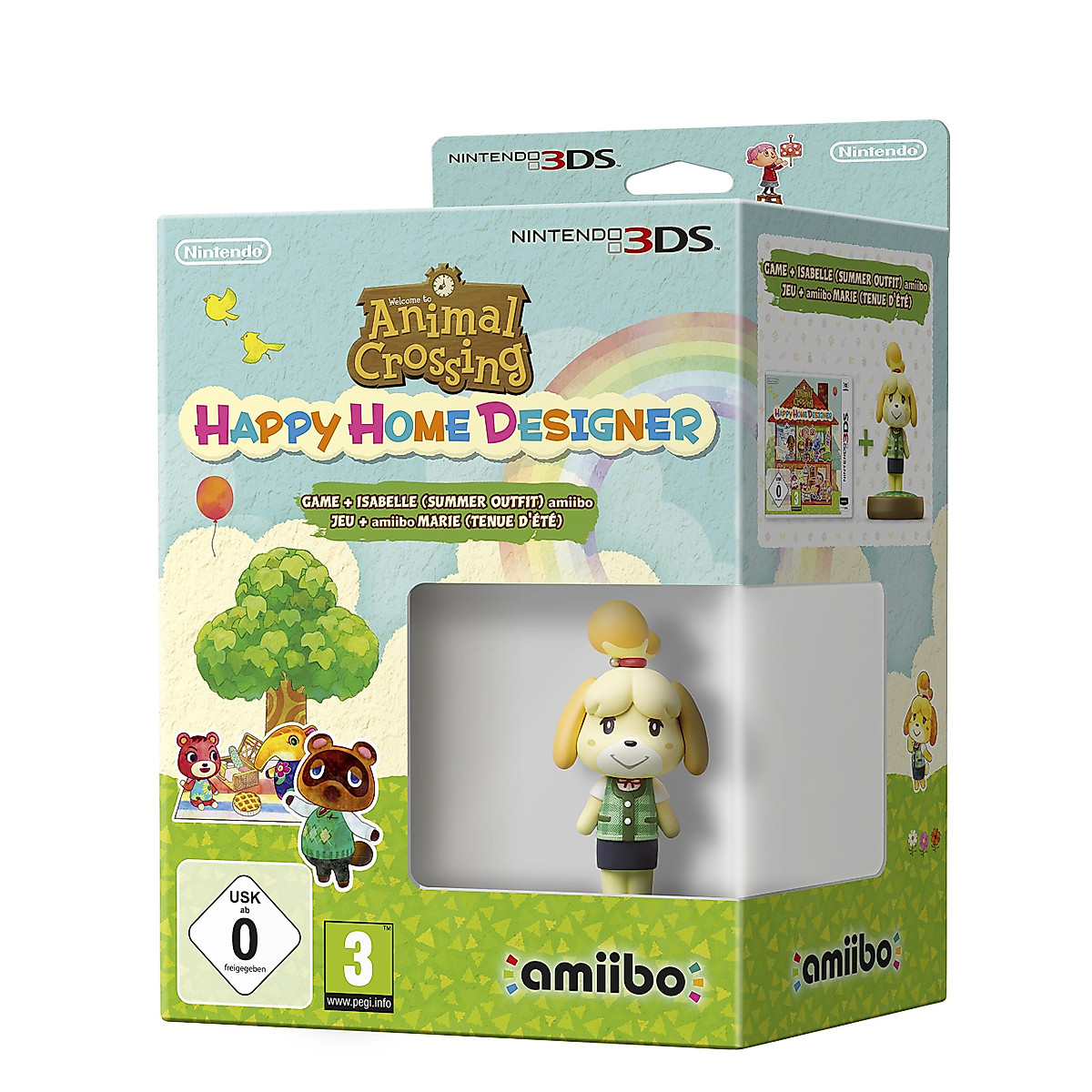 Nintendo Animal Crossing: Happy Home Designer + amiibo Isabelle - video games (Nintendo 3DS, Simulation, Nintendo, 02/10/2015, K-A (Kids to Adults), Basic)