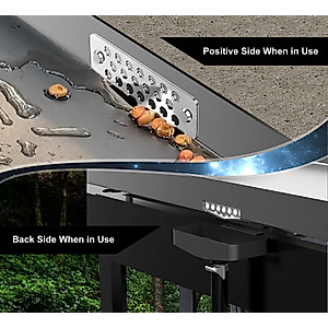 Upgraded Grease Catcher for Blackstone 36" with Upgraded 36" Silver Magnetic Wind Guards for Blackstone Bundling