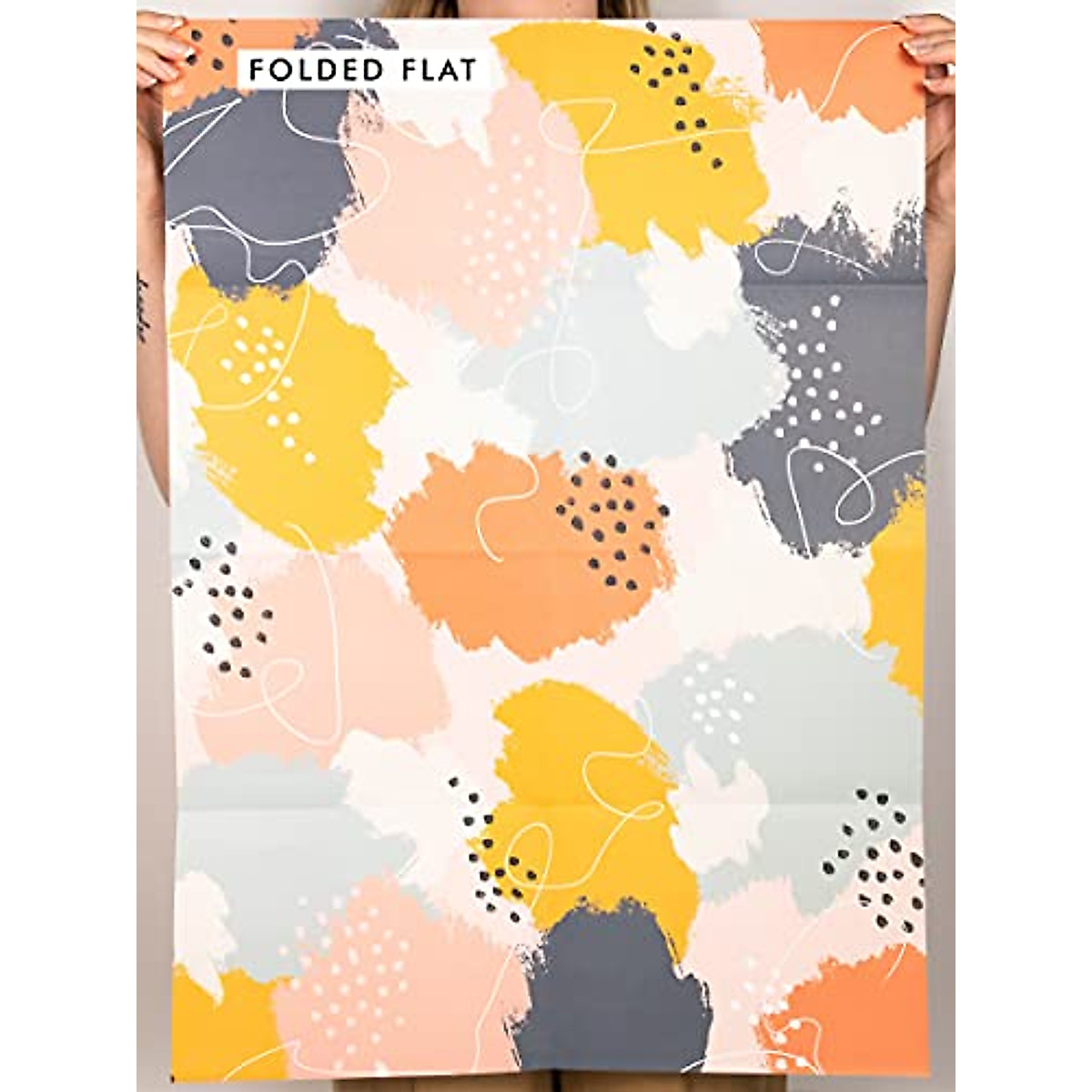 CENTRAL 23 Wrapping Paper - Multipack (x6) Sheets of Gift Wrap with Tags - Pastel Pink and Blue - For Men and Women - Recyclable