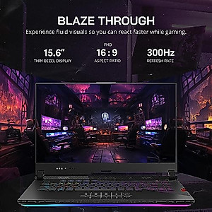 ASUS 2023 ROG Strix Scar 15 15.6" 300Hz IPS Type FHD Gaming Laptop, AMD Ryzen 9 5900HX, 16GB RAM, 512GB PCIe SSD, RGB Backlit Keyboard, GeForce RTX 3080, Win 10 Pro, Gray, 32GB SnowBell USB Card