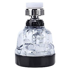 Faucet Head 360° Rotatable,3 Modes Position Adjustable Faucet Water Filter for The Kitchen,Booster Shower Water Saver Extender Splashproof Filter Vegetable Tap Device Bathroom