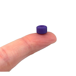 Teak Tuning Apex 61D Urethane Fingerboard Wheels - New Street Shape, 7.7mm Diameter - Ultra Spin Bearings - Made in The USA - Grape Colorway