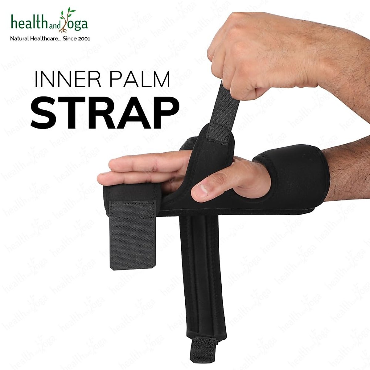 HealthAndYoga™ GuardNHeal Ulnar Gutter Boxer Splint – Must Use for Pinky Finger Splint, Boxer’s Fracture, Ulnar Gutter Wrist Brace, Metacarpal finger splint, Dupuytren's contracture - for Left or Right Hand (Large)