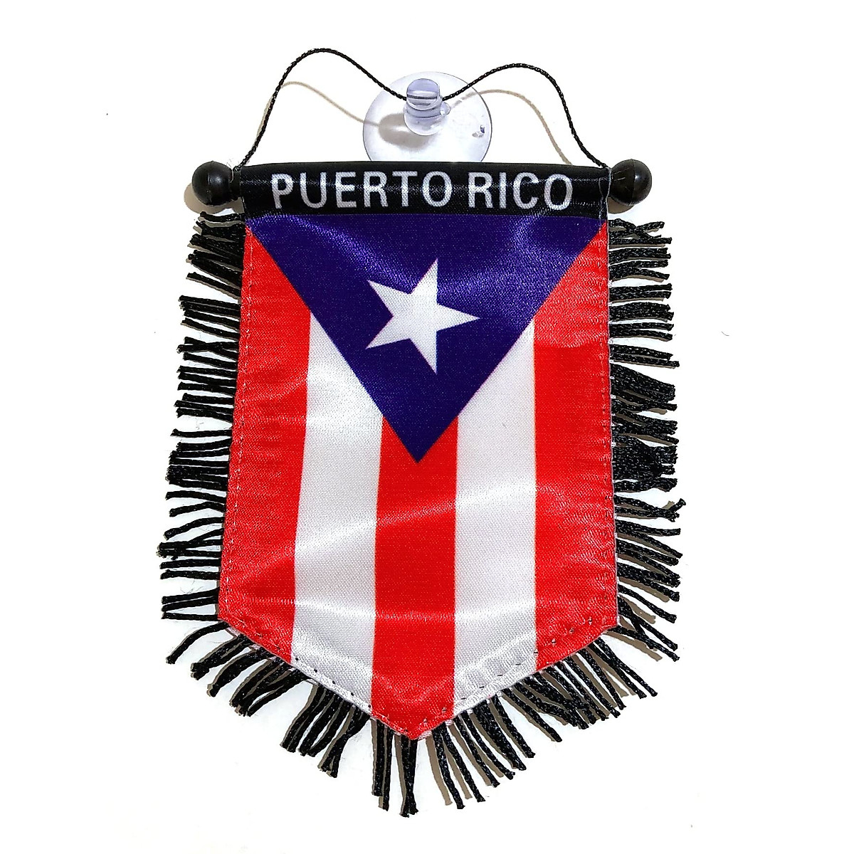 Puerto Rico flag for car Puerto Rican accessories mini banner hanging decoration for cars home wall door window