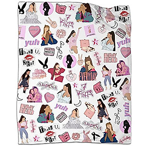 RWWSSK Pop Singer Throw Blanket Fans Birthday Gifts Blankets Party Supplies Decor Christmas Valentines Gifts 40"x50"