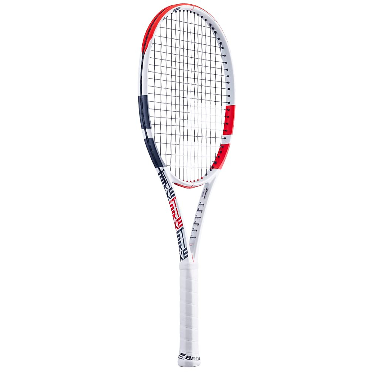 Babolat Pure Strike 100 Tennis Racquet Racquet - Strung with 16g White Babolat Syn Gut at Mid-Range Tension (4 3/8" Grip)