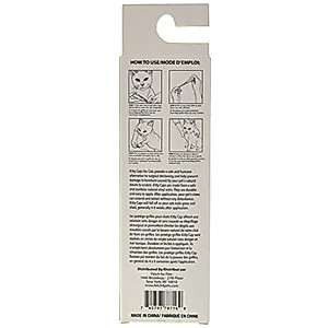 Kitty Caps Nail Caps for Cats | Safe, Stylish & Humane Alternative to Declawing | Covers Cat Claws, Stops Snags and Scratches, Small (6-8 lbs), Hot Purple & Hot Pink