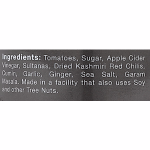 Le Bon Magot®, Tomato and White Sultana Chutney with Ginger & Garam Masala, 7 ounce - A Unique Spiced Raisin Jam