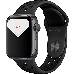 Apple Watch Nike Series 6 (GPS, 40MM) Space Gray Aluminum Case with Anthracite and Black Nike Sport Band (Renewed)