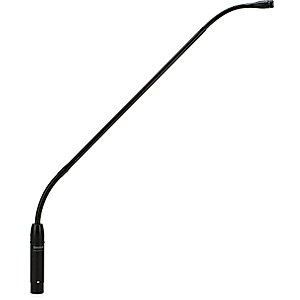 Shure MX418/C Cardioid Condenser Microphone, 18" Gooseneck with Attached XLR Preamp, Shock & Flange Mount, Snap-Fit Foam Windscreen