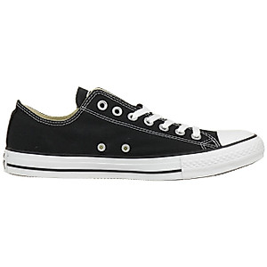 Converse Unisex Chuck Taylor All Star Core Ox Sneaker, Black, Men's 10, Women's 12 Medium