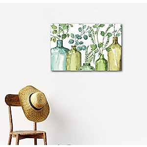 Artmaple Paint by Number for Adults Beginner Kids, Ideal Gift Choice for Birthday,Anniversary or Any Festival. DIY Acrylic for Decor Canvas Roll (16x24, Plants in Glass Bottles)