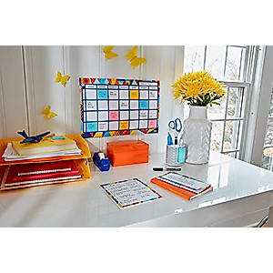 Post-it Weekly Planner with Post-it Super Sticky Full Adhesive Notes, 17-15/16 in x 11-15/16 in, Help Organize and Keep Track of Daily Events, Gradient Watercolor (730-CAL-GRDNT)