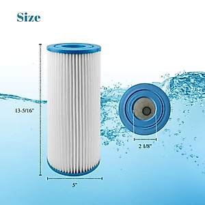 LeadCon 2 Pack Pool Spa Filter Replacement for Unicel C-4950, for Pleatco Prb50-in, Filbur FC-2390M, 2390, 373045, 03FIL1600, 17-2380, Jacuzzi J210/J220/J235/J245/J275 50 Sq. Ft. Hot Tub Filter