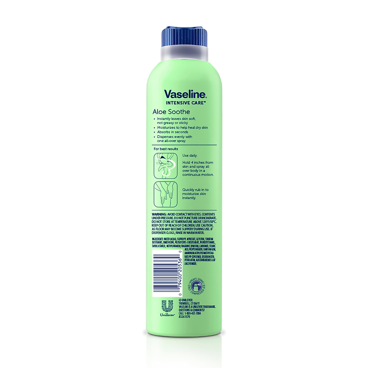Vaseline® Intensive Care™ Aloe Soothe Spray, 6.5 Oz