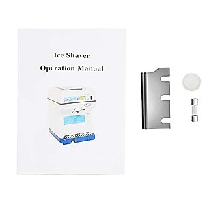VEVOR 110V Electric Shaved Ice Machine 250W Snow Cone Maker Tabletop w/Adjustable Ice Texture, Ice Shaving Machine 265LBs/hr for Home and Commerical Use