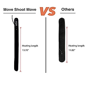 MOVE SHOOT MOVE Lens Warmer with Cold Flexible Cable Down to -25 Dew Heater Preventing Lens from Fogging and Condensation, Compatible with Telescopes and Camera in 4.26" Diameter