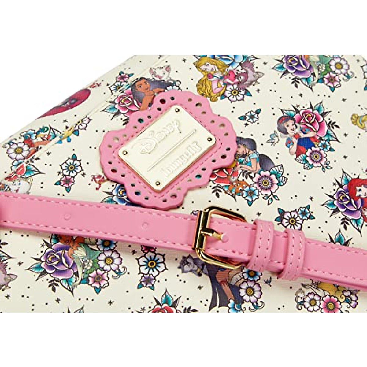 Loungefly Disney Princess Tattoo Crossbody Bag Disney Princess One Size
