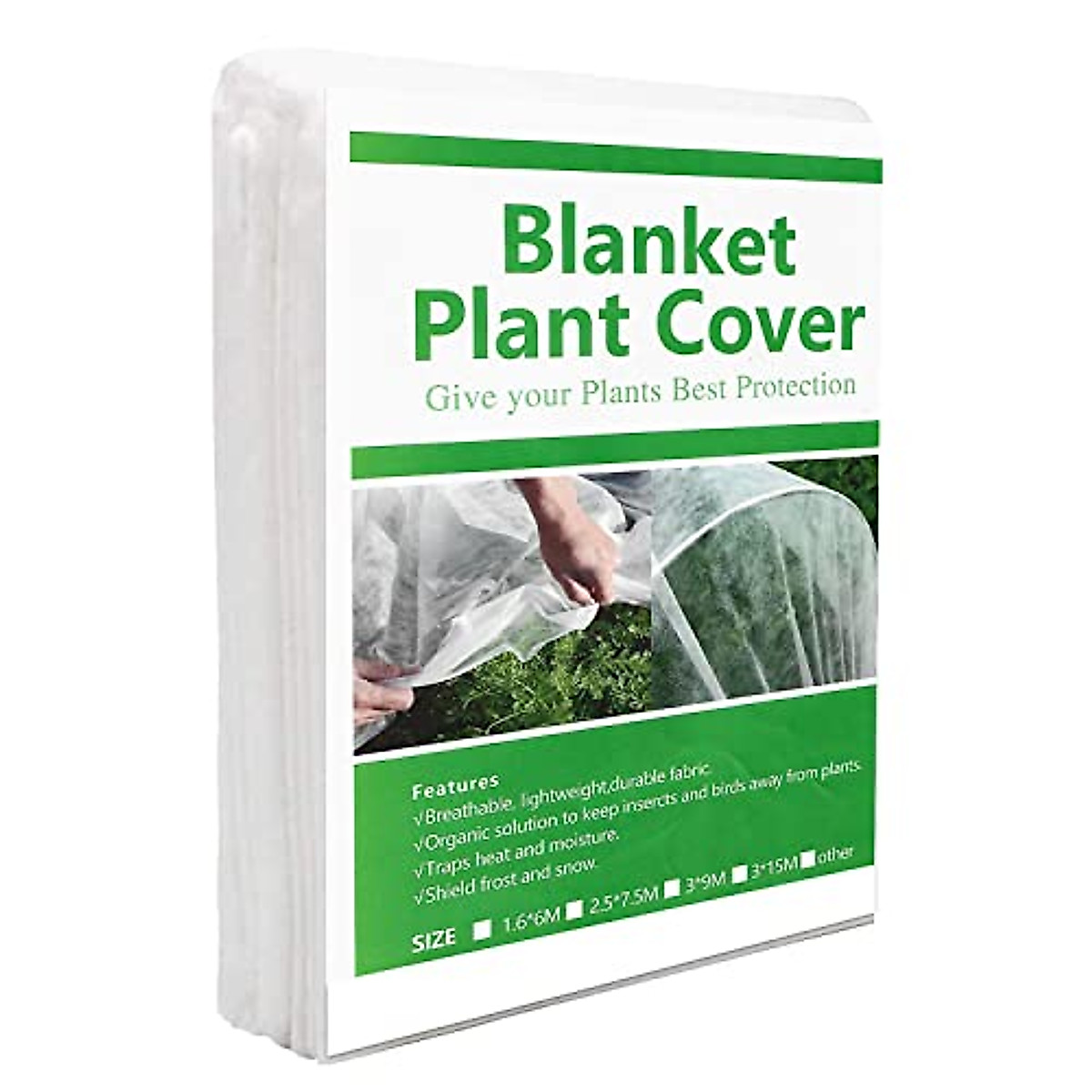 FINEST+ Plant Covers Freeze Protection 10ft×30ft, Reusable Floating Row Cover for Cold Weather, Garden Winterize Cover for Winter Frost Protection