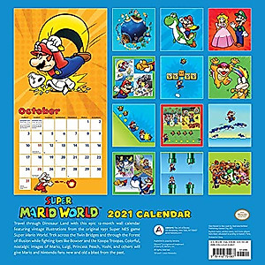 Super Mario World 2021 Wall Calendar