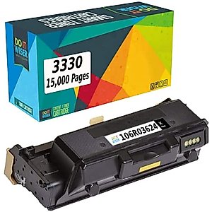 Do it Wiser Compatible Toner Cartridge Replacement for Xerox 106R03624 WorkCentre 3335 3345 Phaser 3330 Toner - 106R03623 (Extra High Yield - 15,000 Pages)