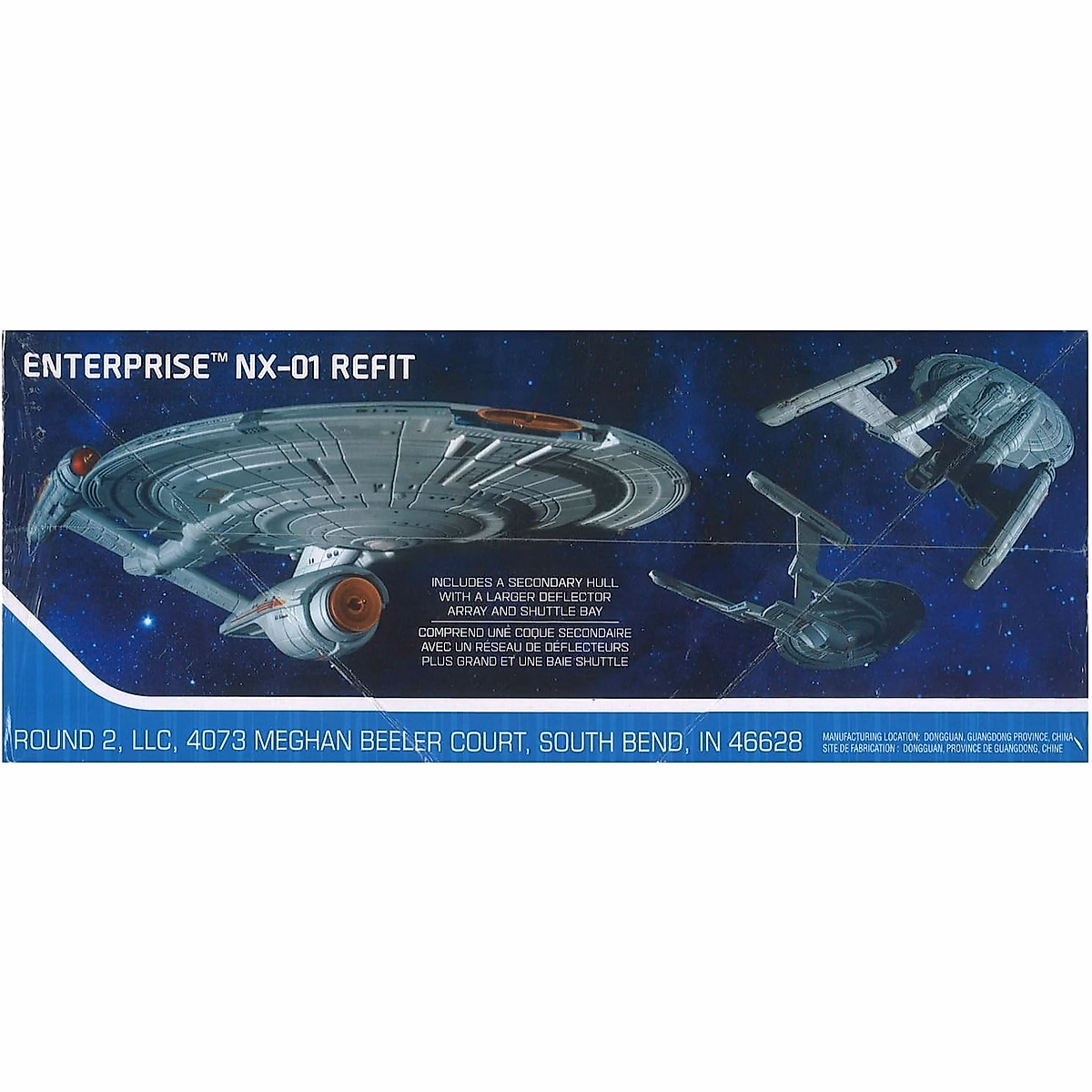 Polar Lights Star Trek NX-01 Enterprise (Snap) 2T 1:1000 Scale Model Kit