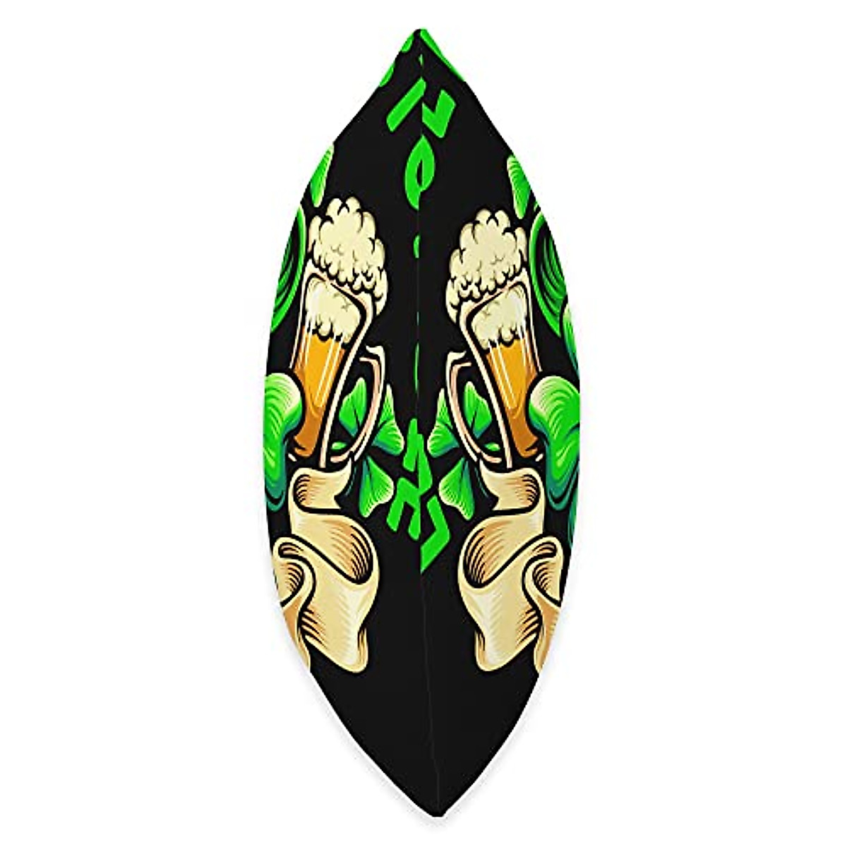 St. Patricks Day Whiskey Beer Patty Day St. Patricks Whiskey Beer Shamrock Clover Patty Day Throw Pillow, 16x16, Multicolor